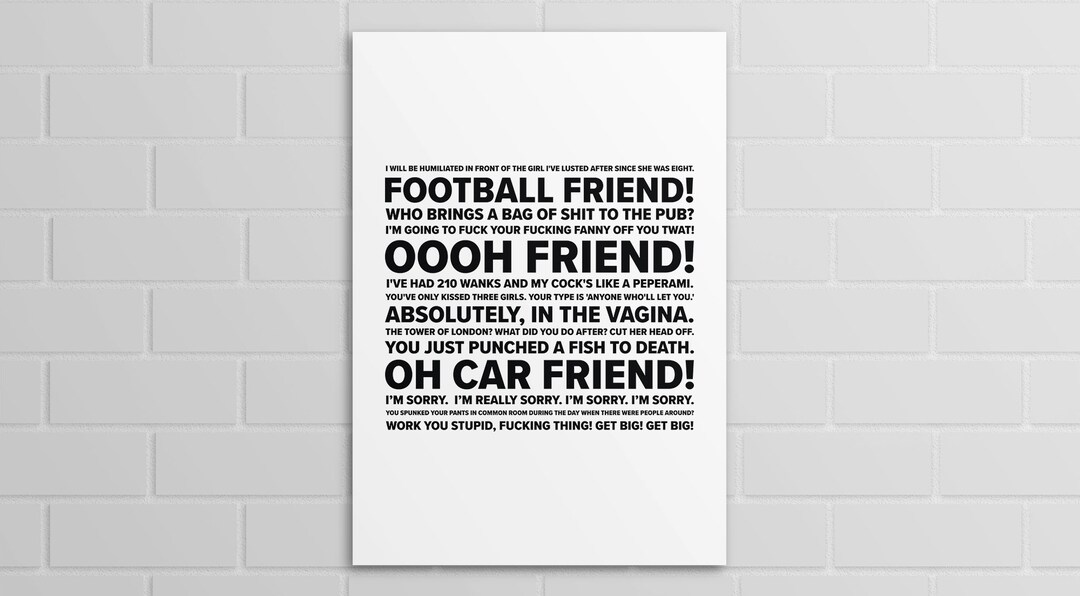 Simon Quotes (inbetweeners) (A5, A4, A3 Poster or Print) - Etsy
