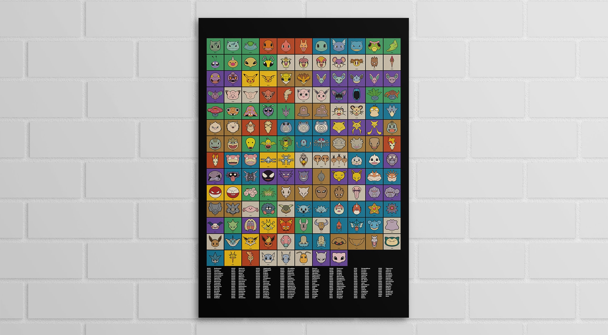 Prints All in one print or choose which Pokemon First Generation ...