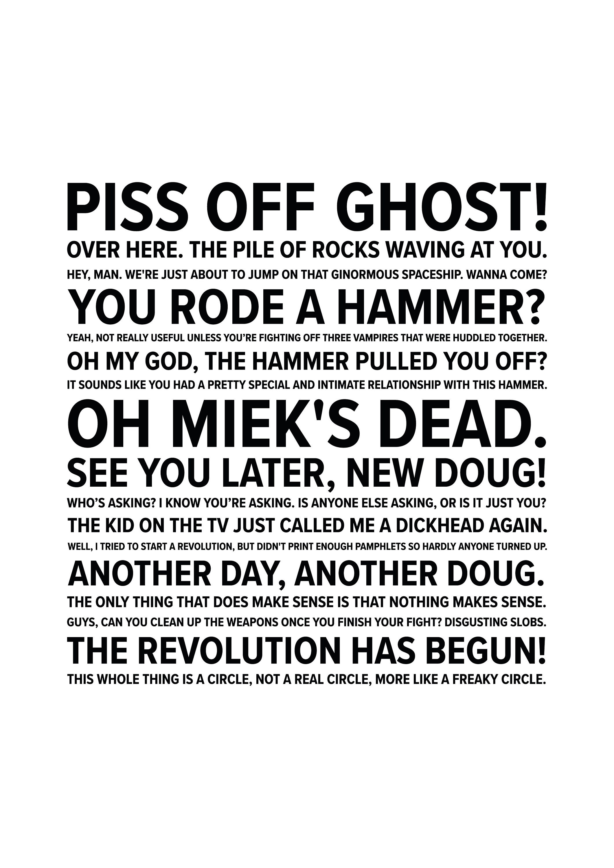 Korg Quotes A5 A4 A3 poster or print | Etsy