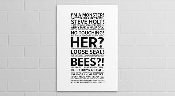 Arrested Development Quotes A5 A4 A3 Poster or Print | Etsy