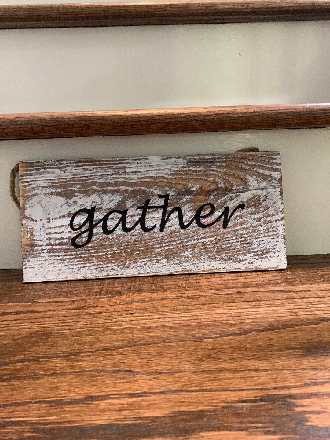 Rustic Gather Sign - Etsy
