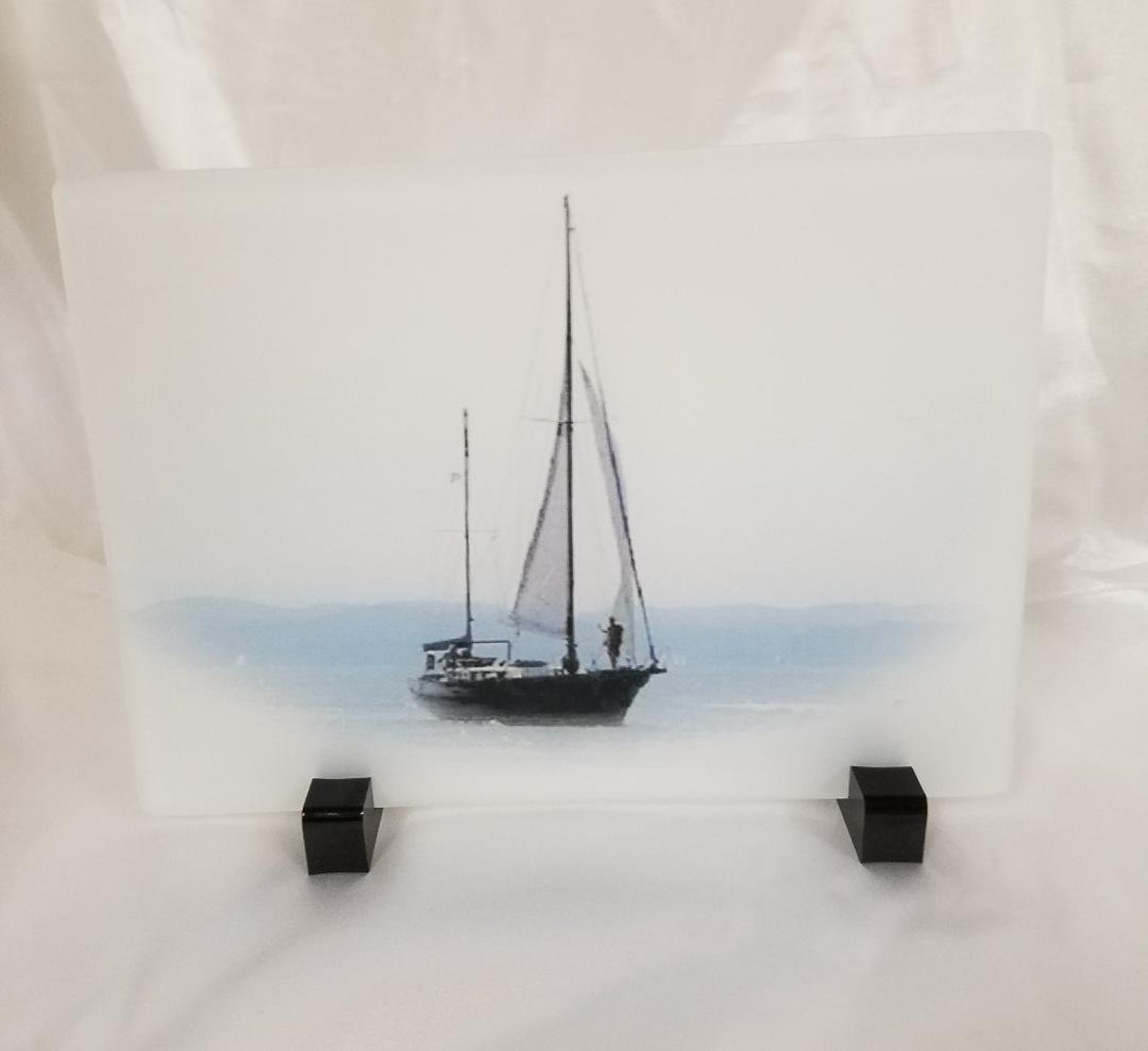 Customized Photo on Glass Panel Frame 5x7. Artwork on Glass - Etsy