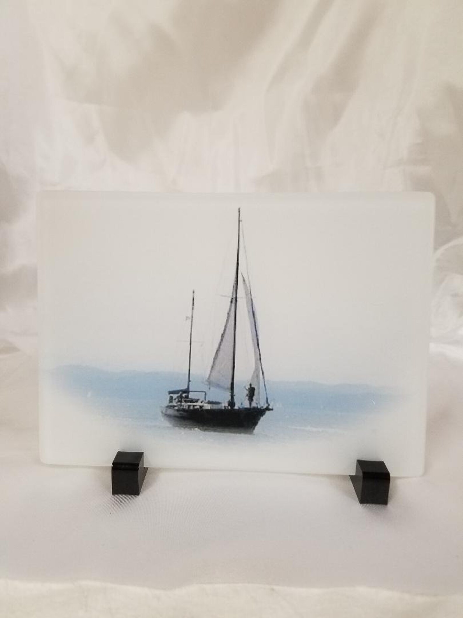 Customized Photo on Glass Panel Frame 5x7. Artwork on Glass | Etsy