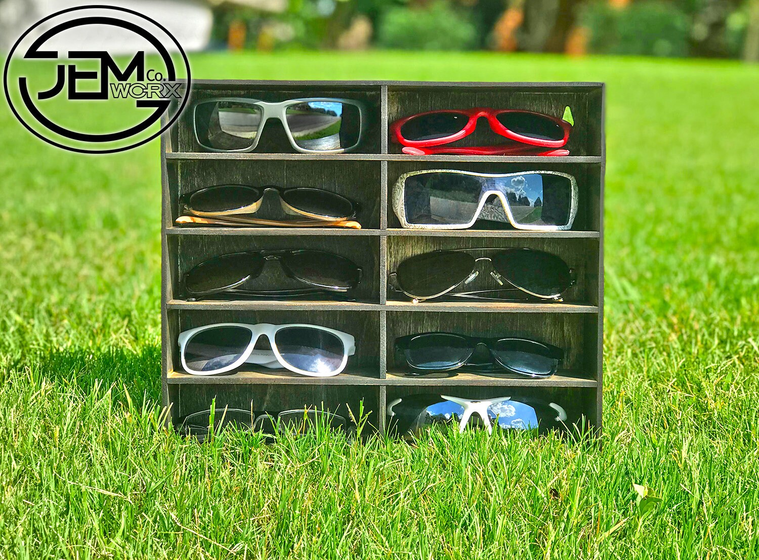 Sunglasses Shelf Display Case Storage Organizer Wall Mount - Etsy