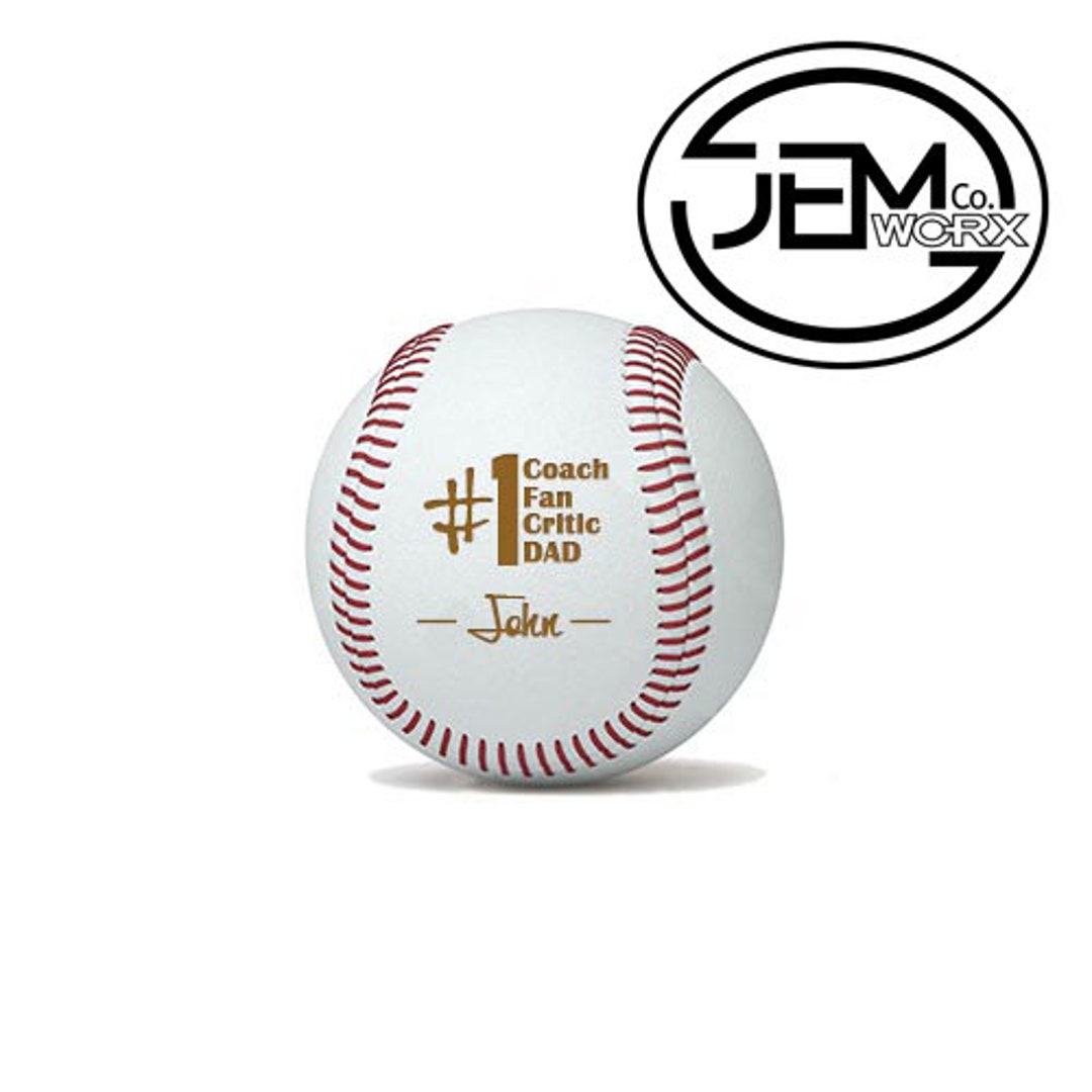 Custom Personalized Permanently Laser Engraved Baseball W/floating ...