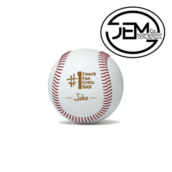 Custom Personalized Permanently Laser Engraved Baseball - Etsy