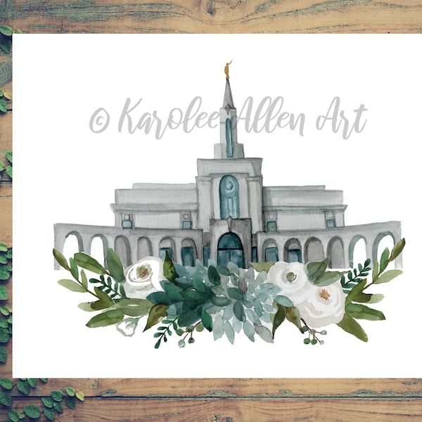 Bountiful Temple - Etsy