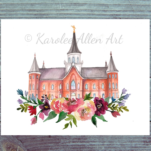 Provo City Center Temple Art - Etsy