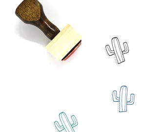 Cactus Rubber Stamp, Hand Carved Rubber Stamp, Cactus Stamp, Cactus ...