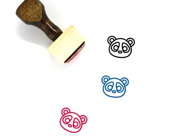 Panda Rubber Stamp | Etsy