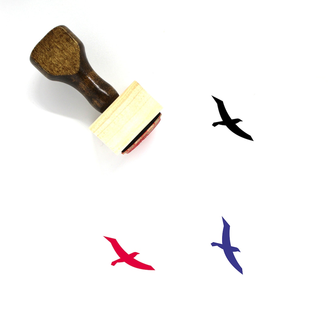 Gull Wooden Rubber Stamp No. 5 - Etsy