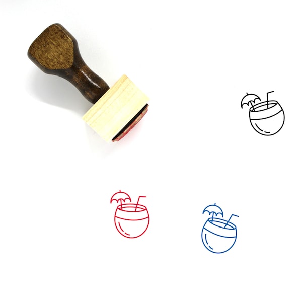 Coconut Stamp - Etsy
