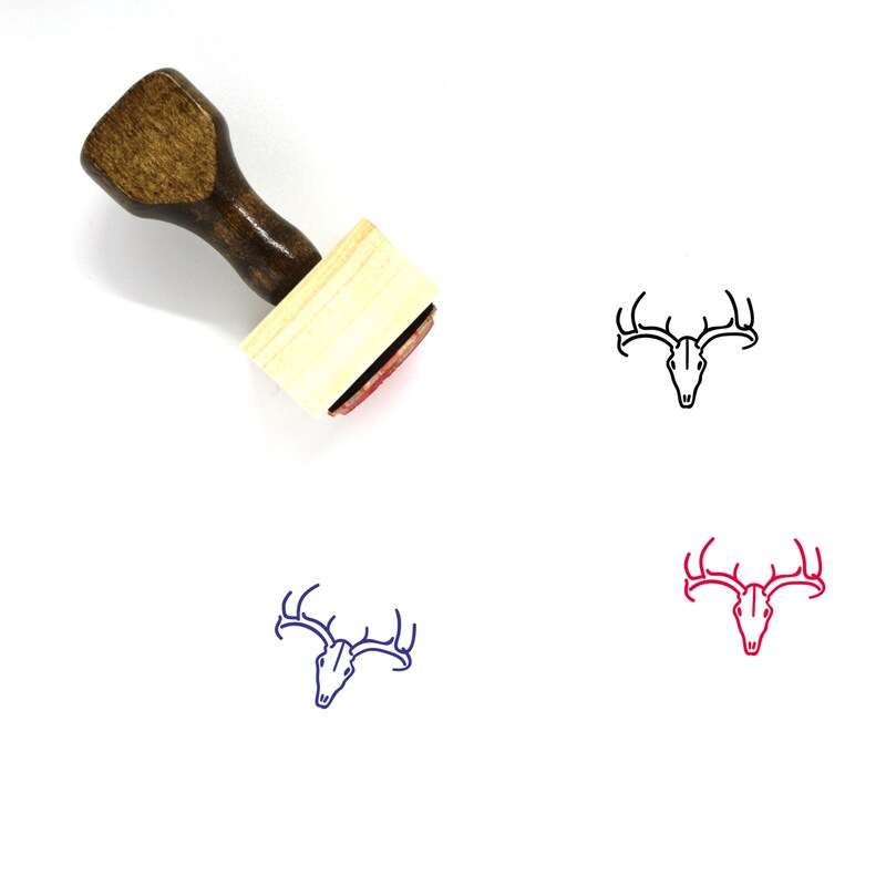 Deer Rubber Stamp - Etsy