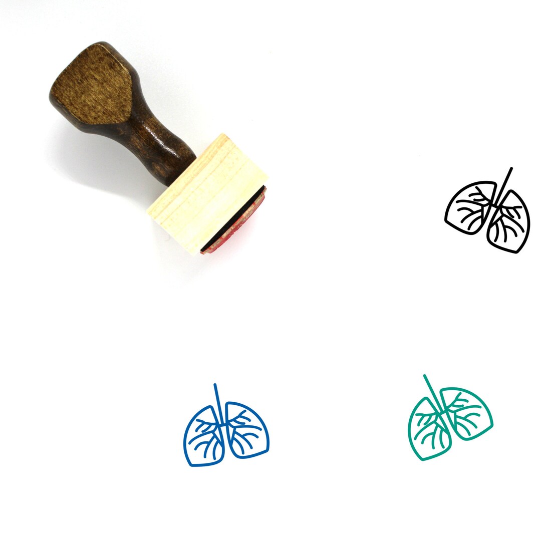 Lungs Wooden Rubber Stamp No. 72 - Etsy