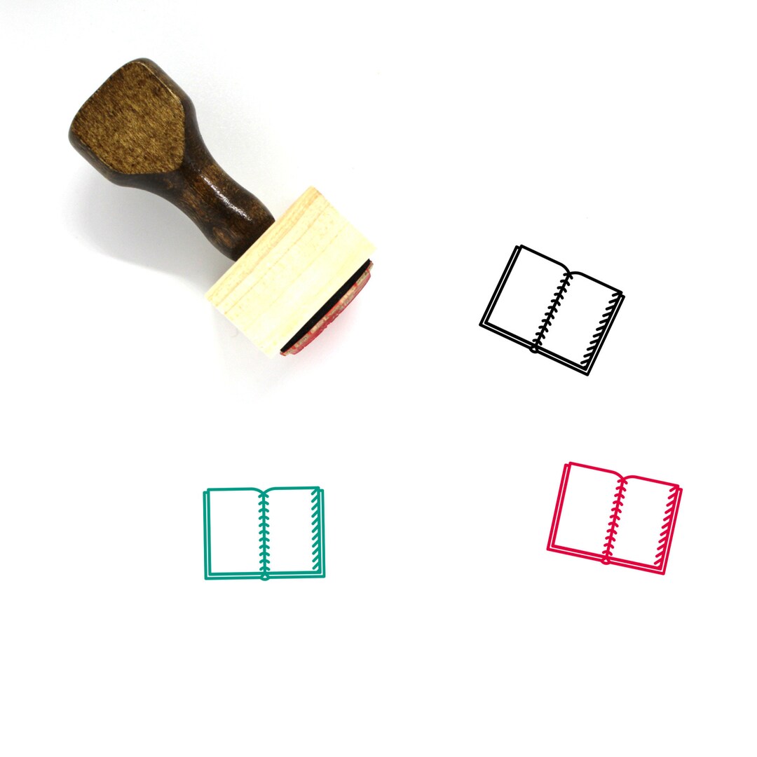 Notebook Wooden Rubber Stamp No. 106 - Etsy