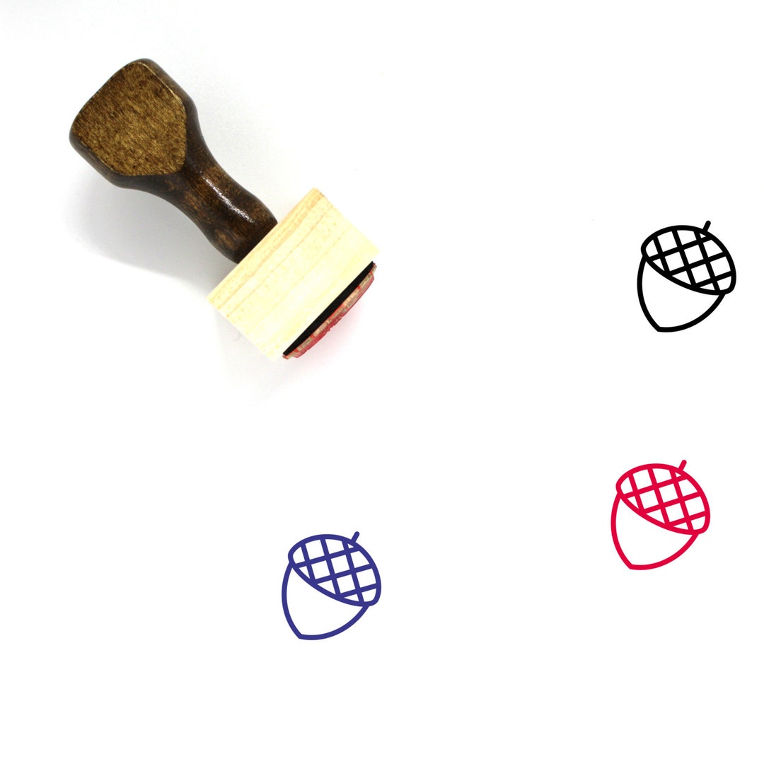 Oak Wooden Rubber Stamp No. 16 - Etsy