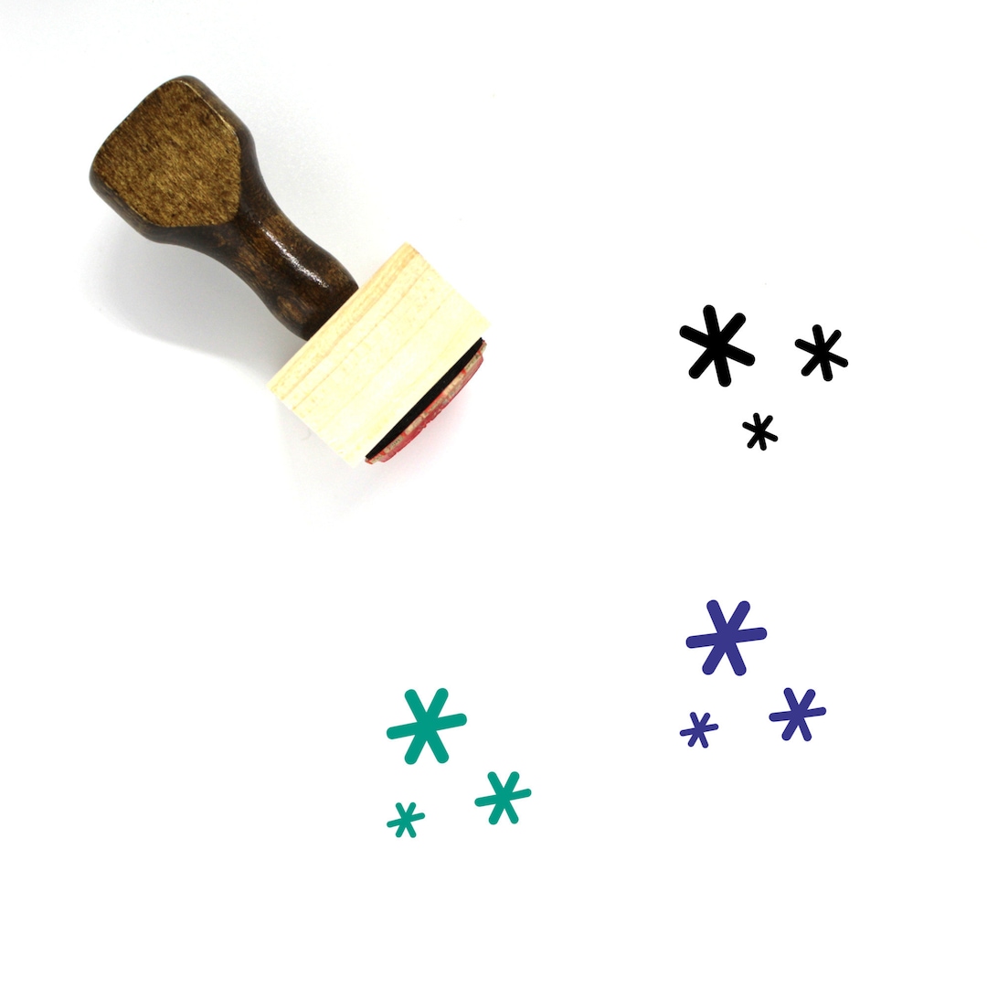 Blizzard Wooden Rubber Stamp No. 16 - Etsy