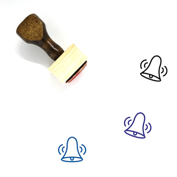 Bell Rubber Stamp - Etsy