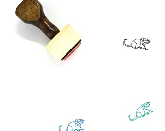 Mouse Rubber Stamp - Etsy