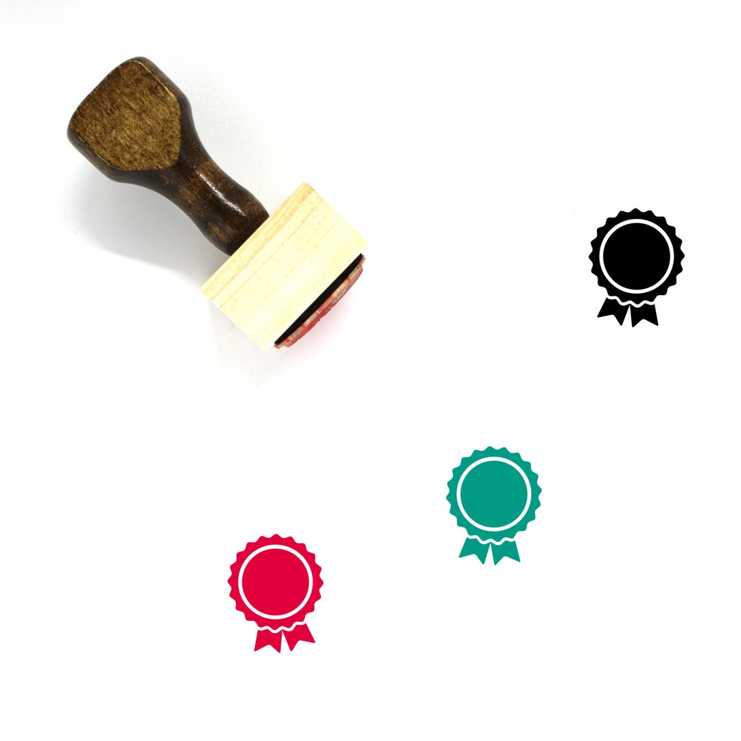 Award Wooden Rubber Stamp - Etsy