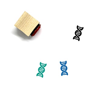 DNA Wooden Rubber Stamp - Etsy
