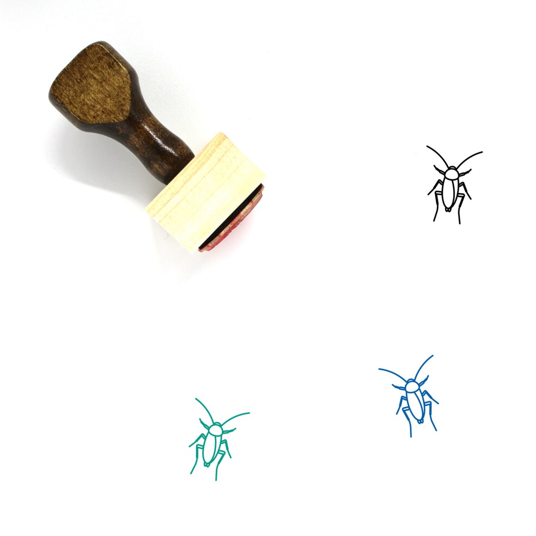 Cockroach Wooden Rubber Stamp No. 1 - Etsy UK