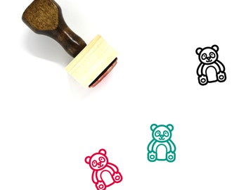 Panda Rubber Stamp | Etsy