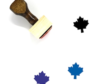 Maple Leaf Rubber Stamp From Oldislandstamps - Etsy