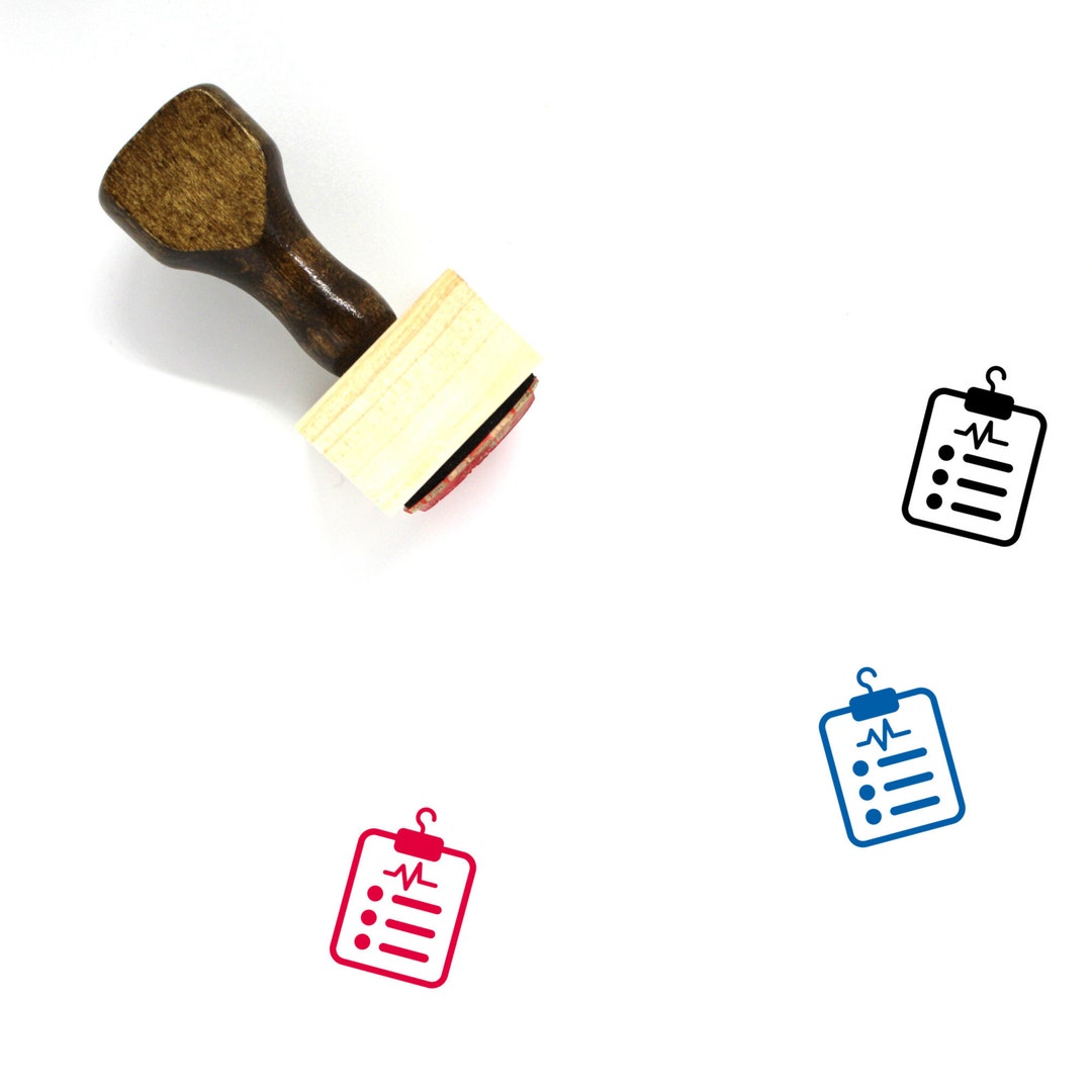 Report Sheet Wooden Rubber Stamp No. 1 - Etsy
