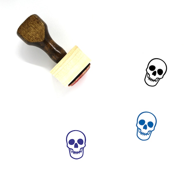 Skull Rubber Stamp - Etsy