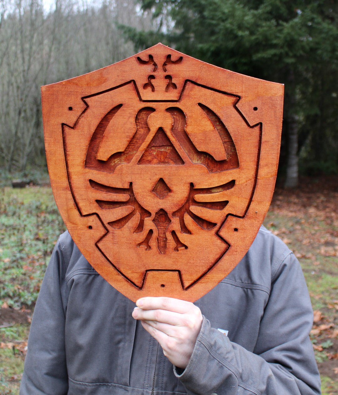 Zelda Inspired Wooden Wall Sheild - Etsy