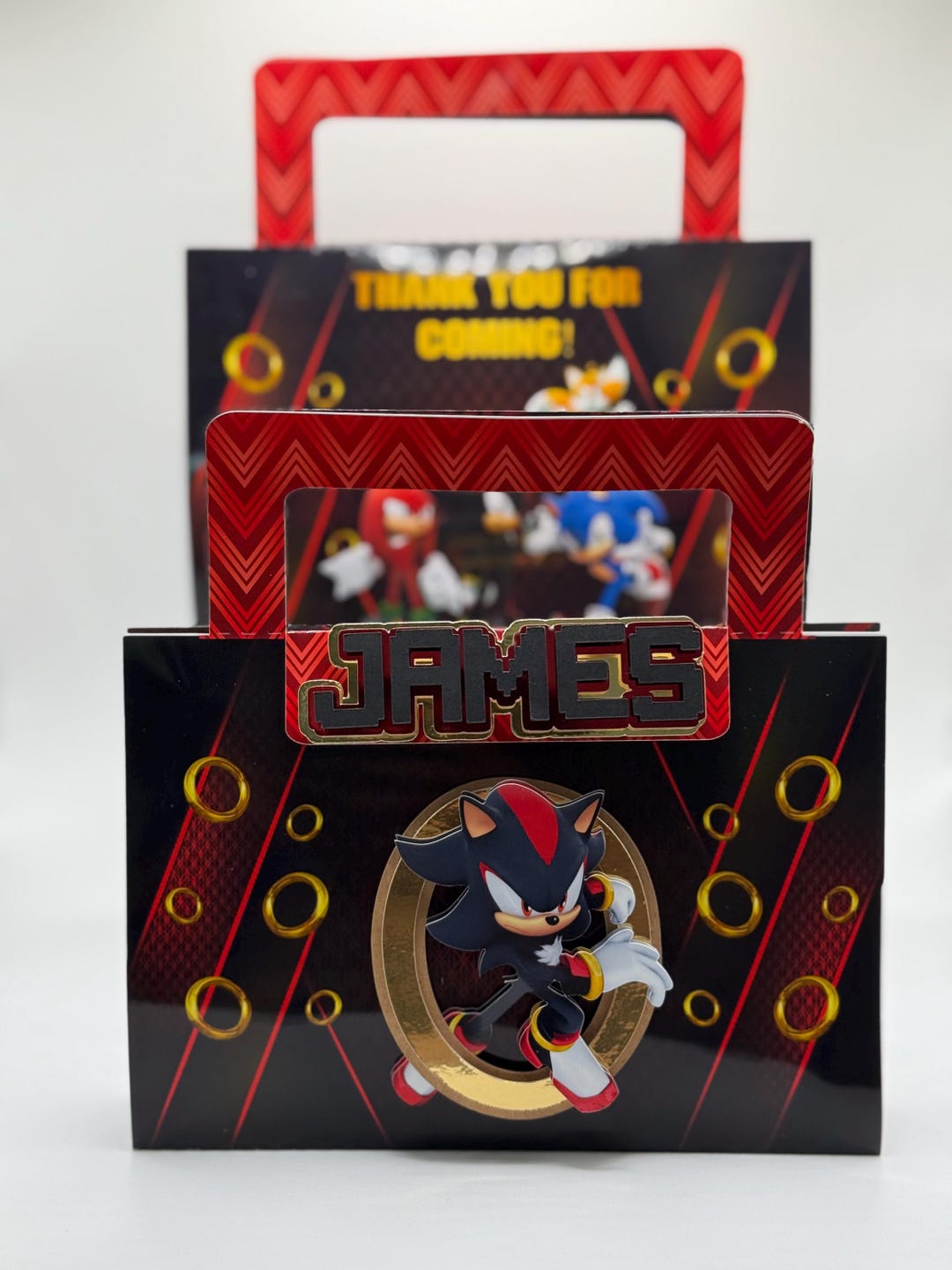 Sonic Shadow Activity Case /suitcase | Sonic Shadow Party Favours ...