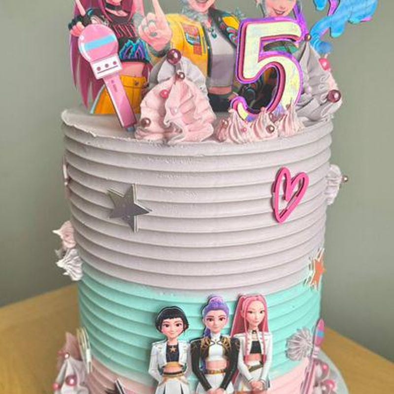 Kpop Demon Hunters Cake Ideas - Etsy