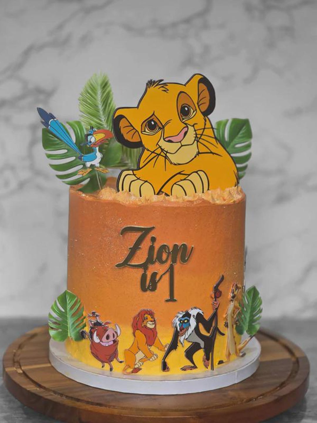 Personalized Lion King Cake Topper: Birthday Party Decoration - Etsy