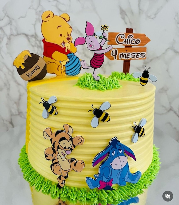 Winnie The Pooh Template Cake Cake Topper Classic Winnie The Pooh Baby