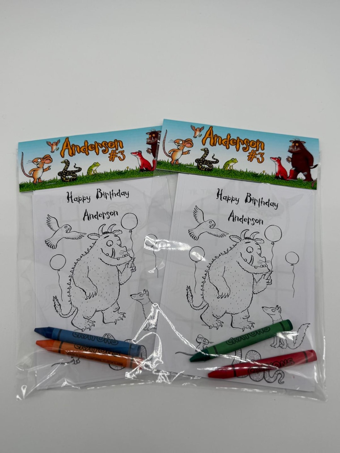 The Gruffalo Colouring Sheets | the Gruffalo Party Favours | Gruffalo ...