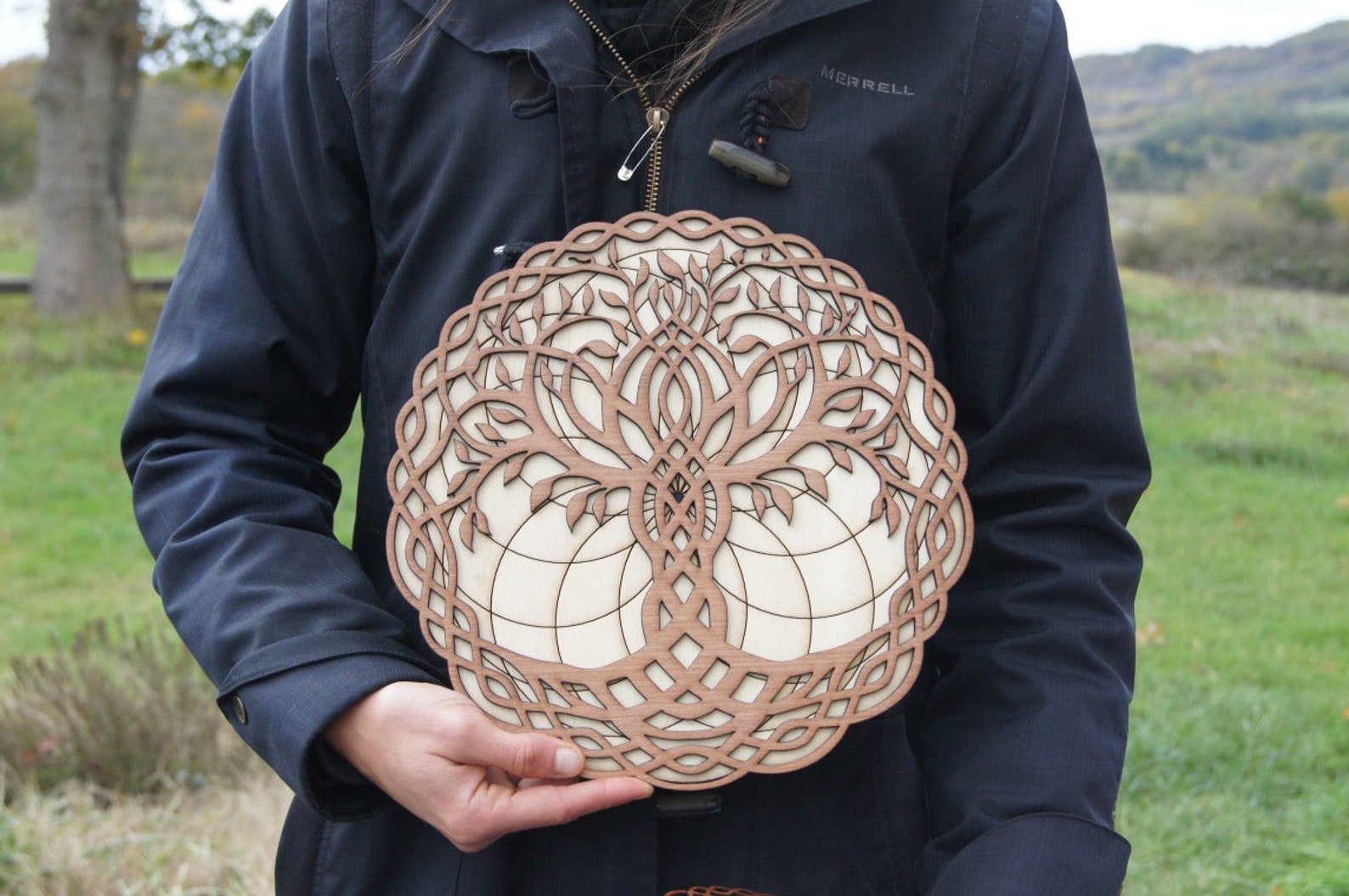 Tree of Life: Wall Decoration (torus Background) - Etsy