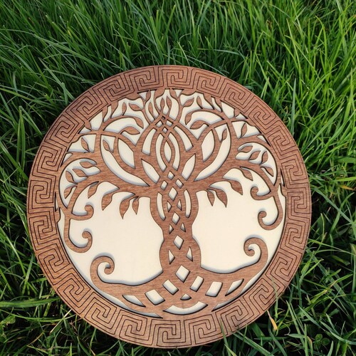 Tree of Life Wooden Wall Decoration Panel Room Devision - Etsy