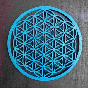 Flower of Life Colors and Gold - Sacred Geometry Wall Art – Sizes From ...