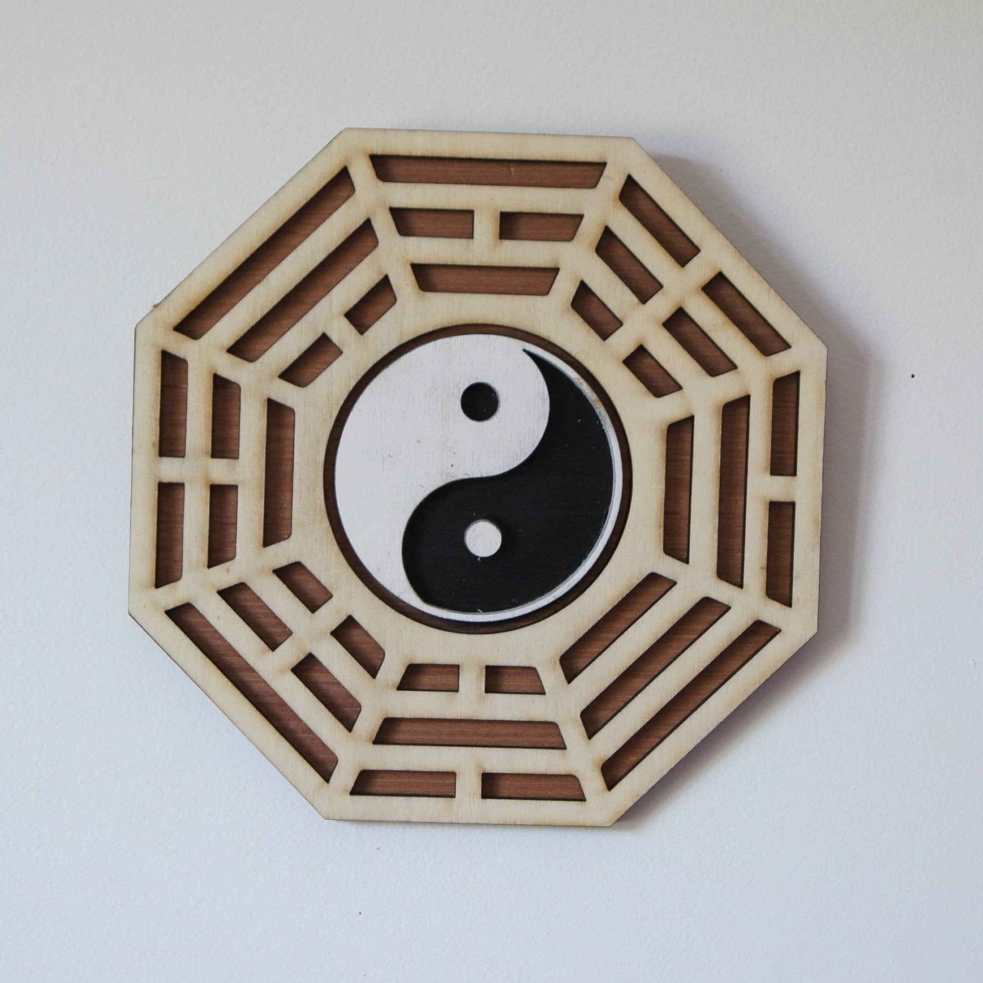 Yin Yang - Bagua - Paqua - Wall Decoration - Feng Shui - Zen Decoration ...