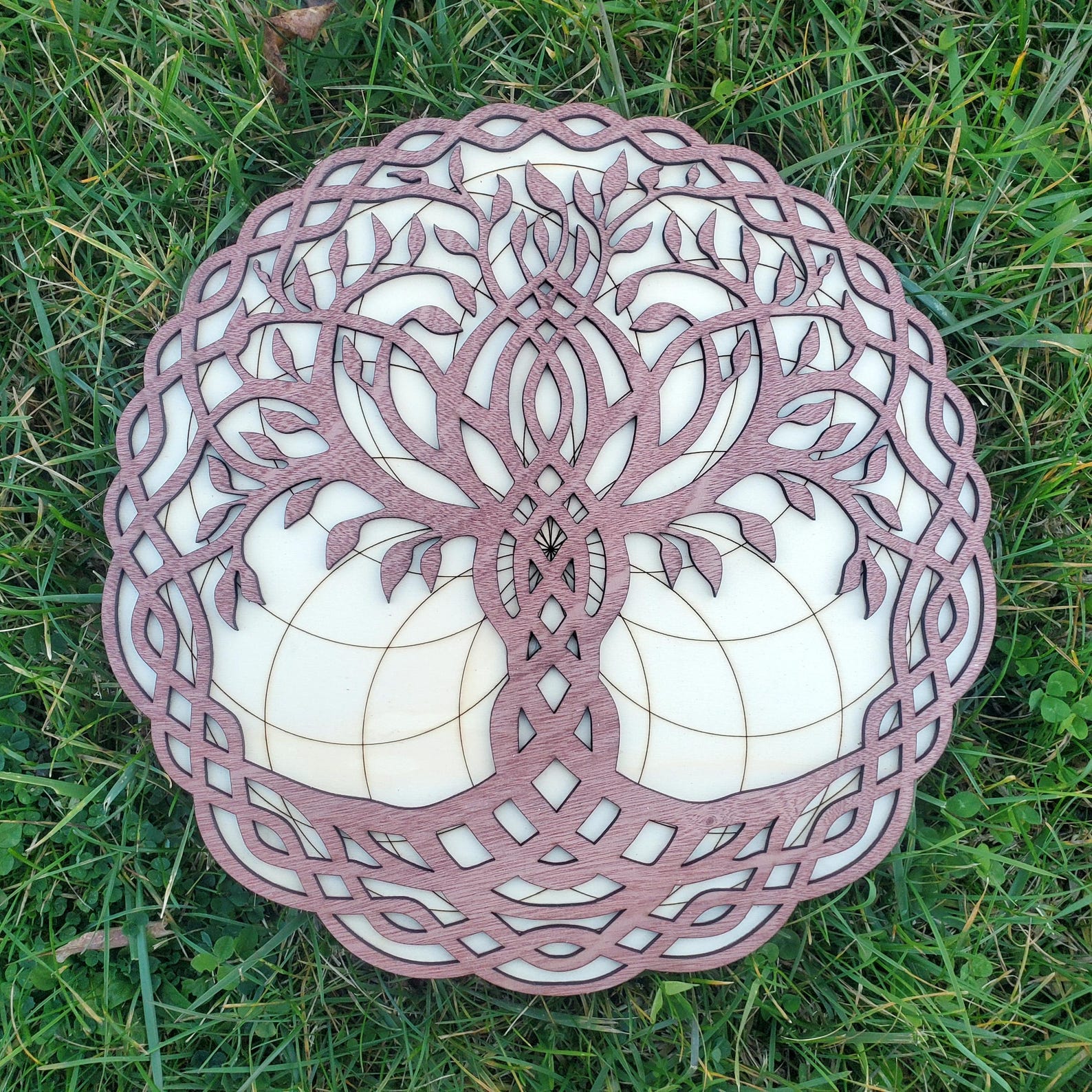Tree of Life: Wall Decoration (torus Background) - Etsy