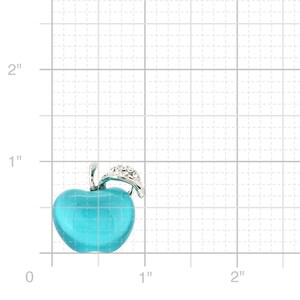 Turquoise Blue Teachers Apple Lapel Pin - Etsy