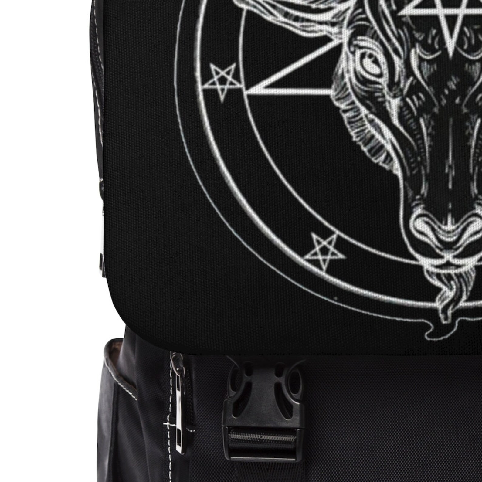 Baphomet Pentagram Unisex Casual Shoulder Backpack | Etsy