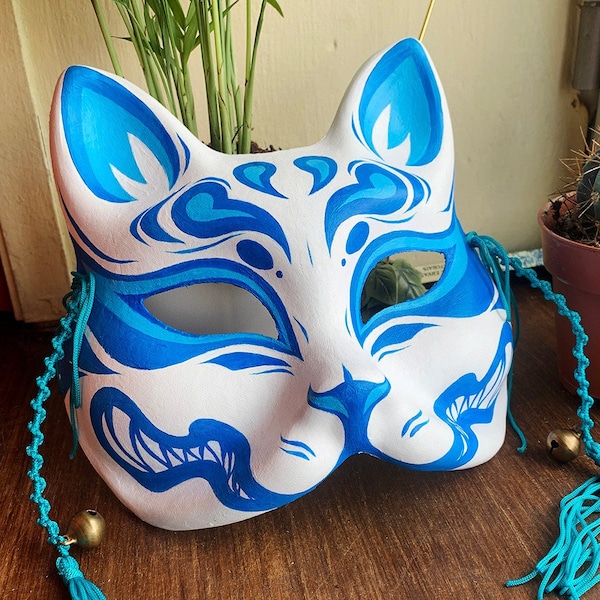 Japanese Kitsune Mask - Etsy