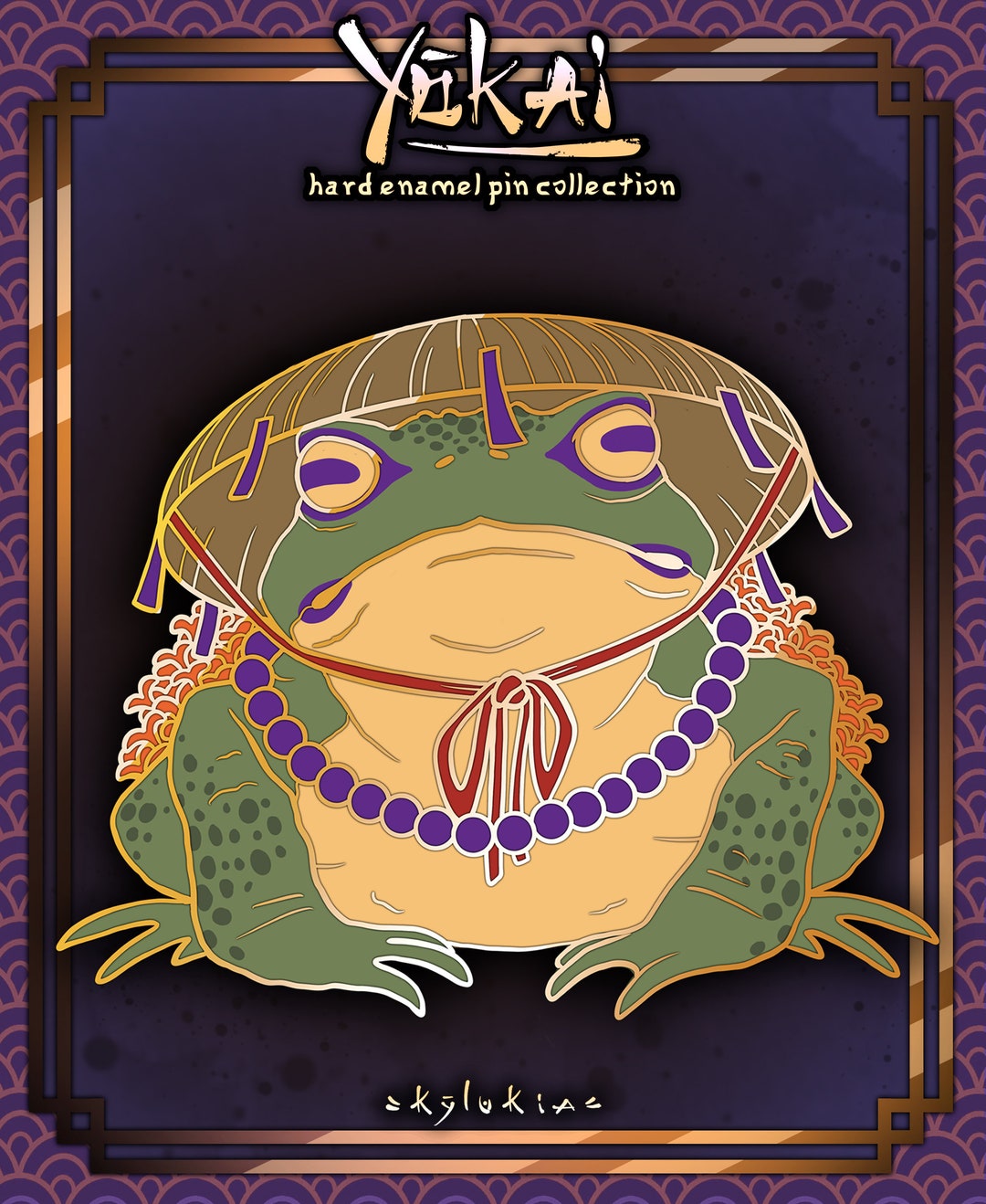 Ogama - Yokai Enamel Pin - Etsy