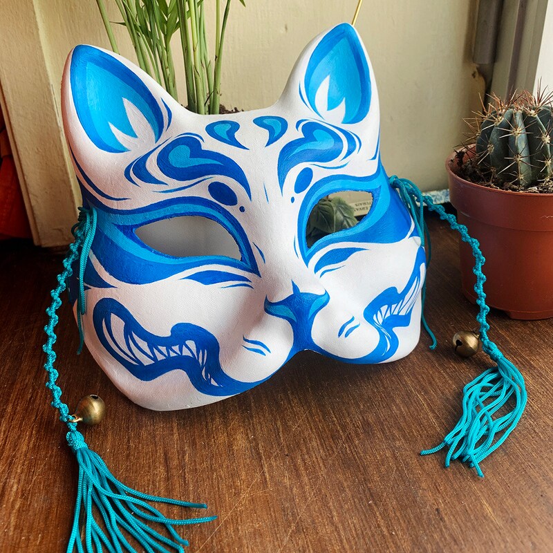 Japanese Kitsune Mask - Etsy