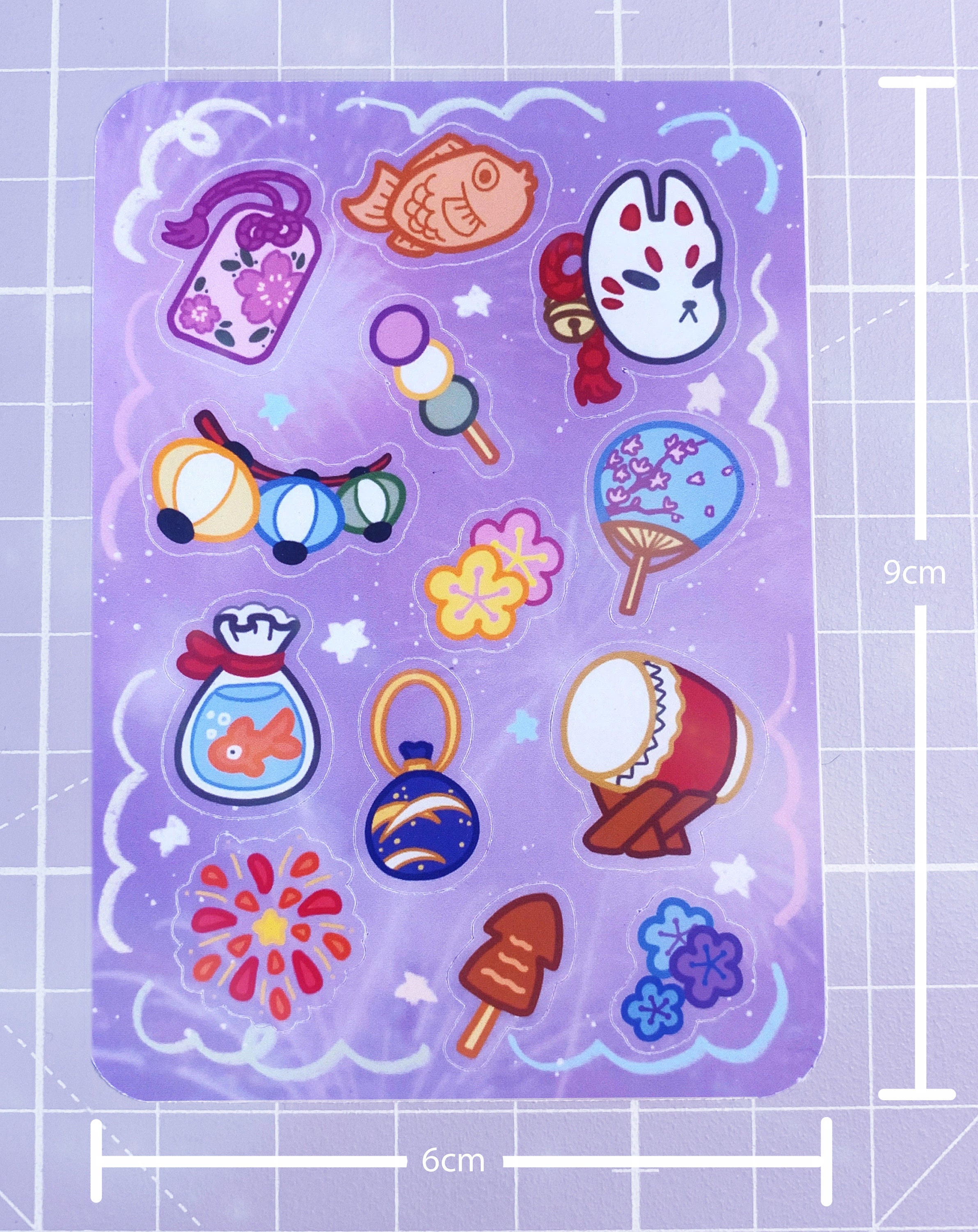 Kawaii Mini Sticker Sheets - Etsy