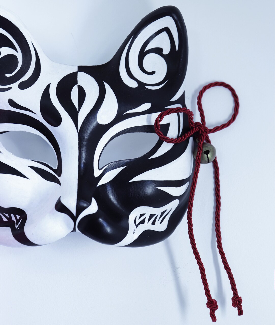 YIN YANG Kitsune Mask - Etsy