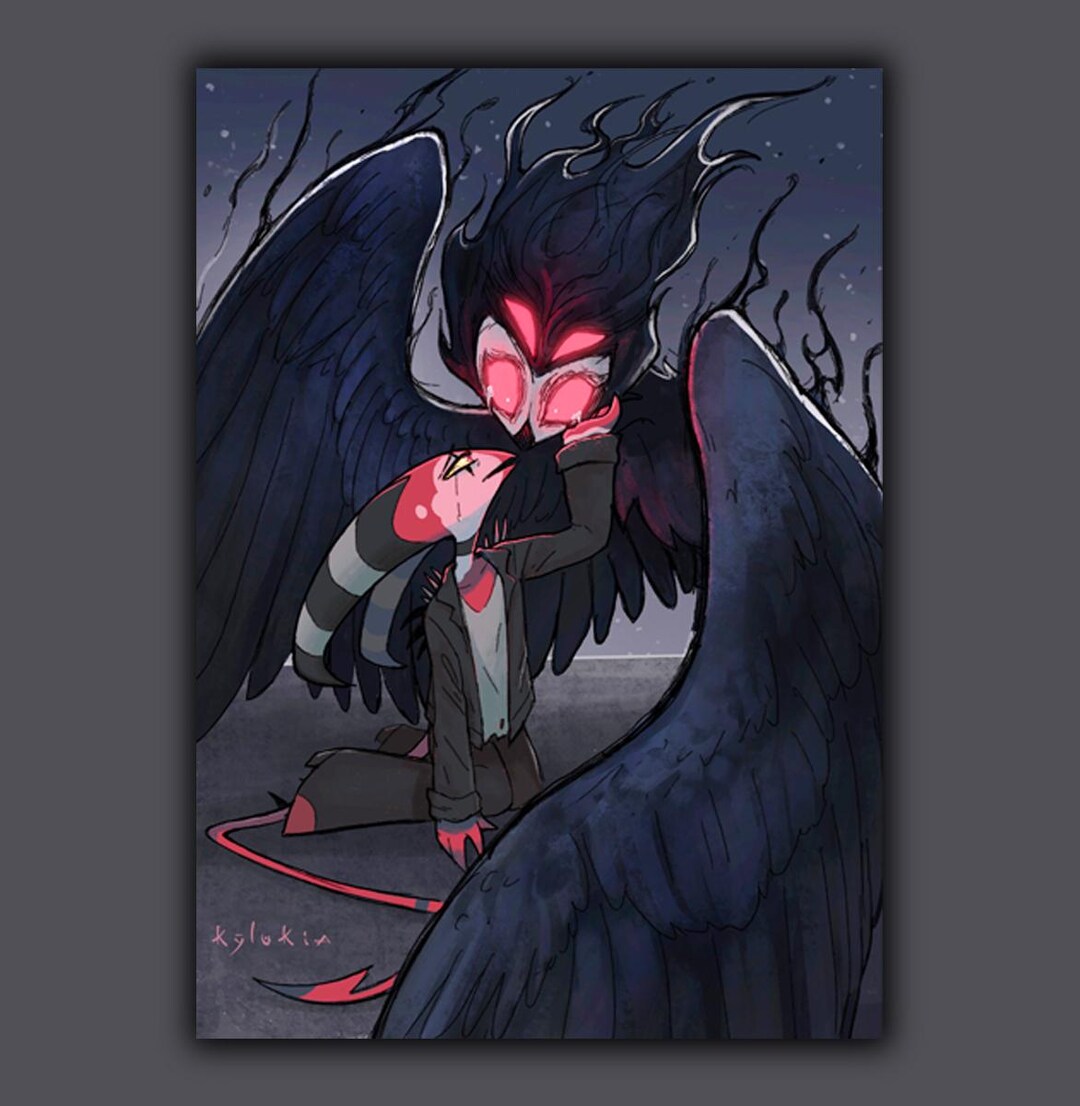 Stolas Monster and Blitzo - Print - Etsy