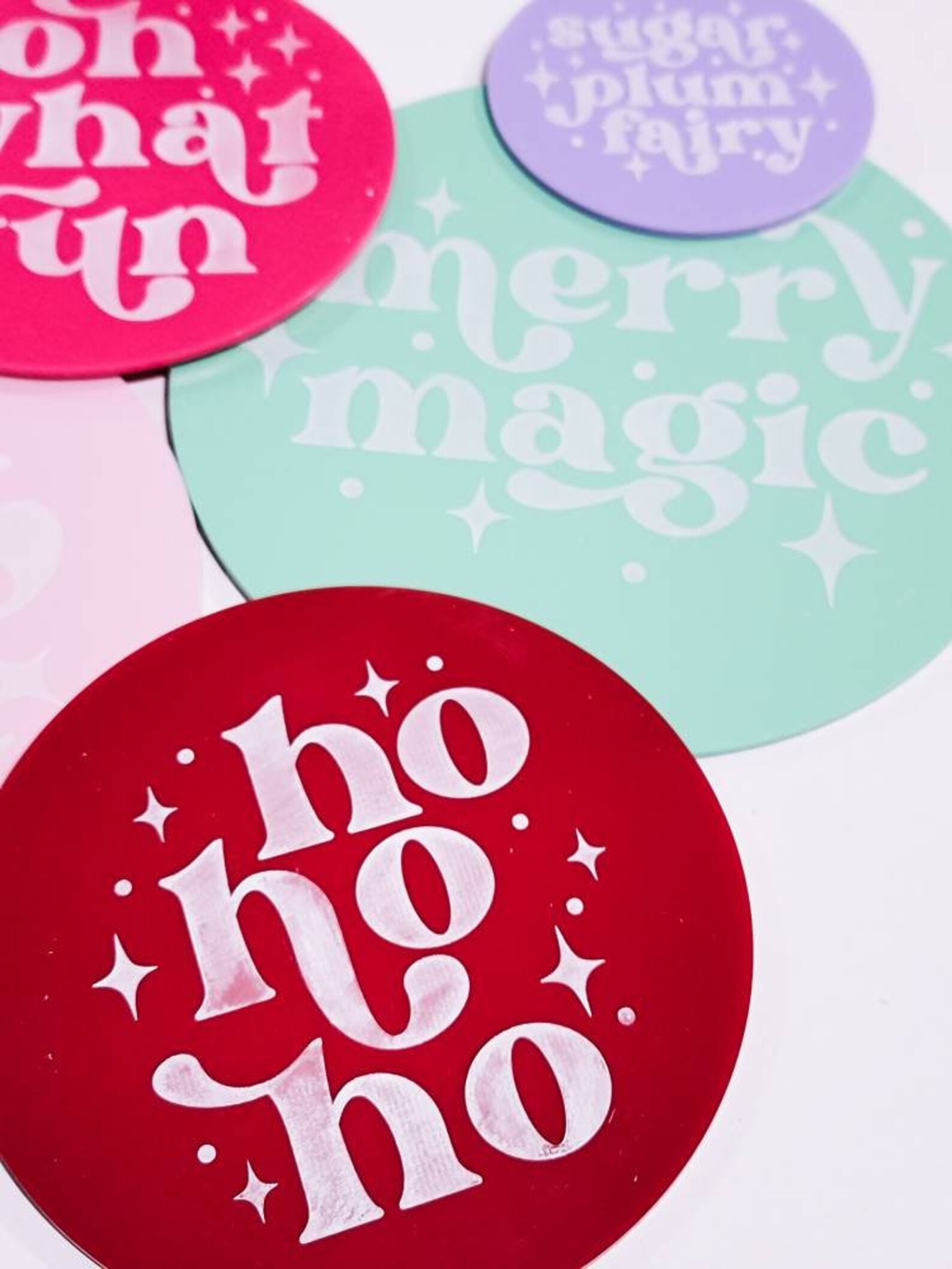 Engraved Modern Acrylic Holiday Sign/ Multi Color/ Kids - Etsy